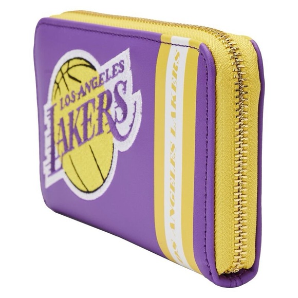 Loungefly | Bags | Loungefly Nba Los Angeles Lakers Patch Icons Zip ...